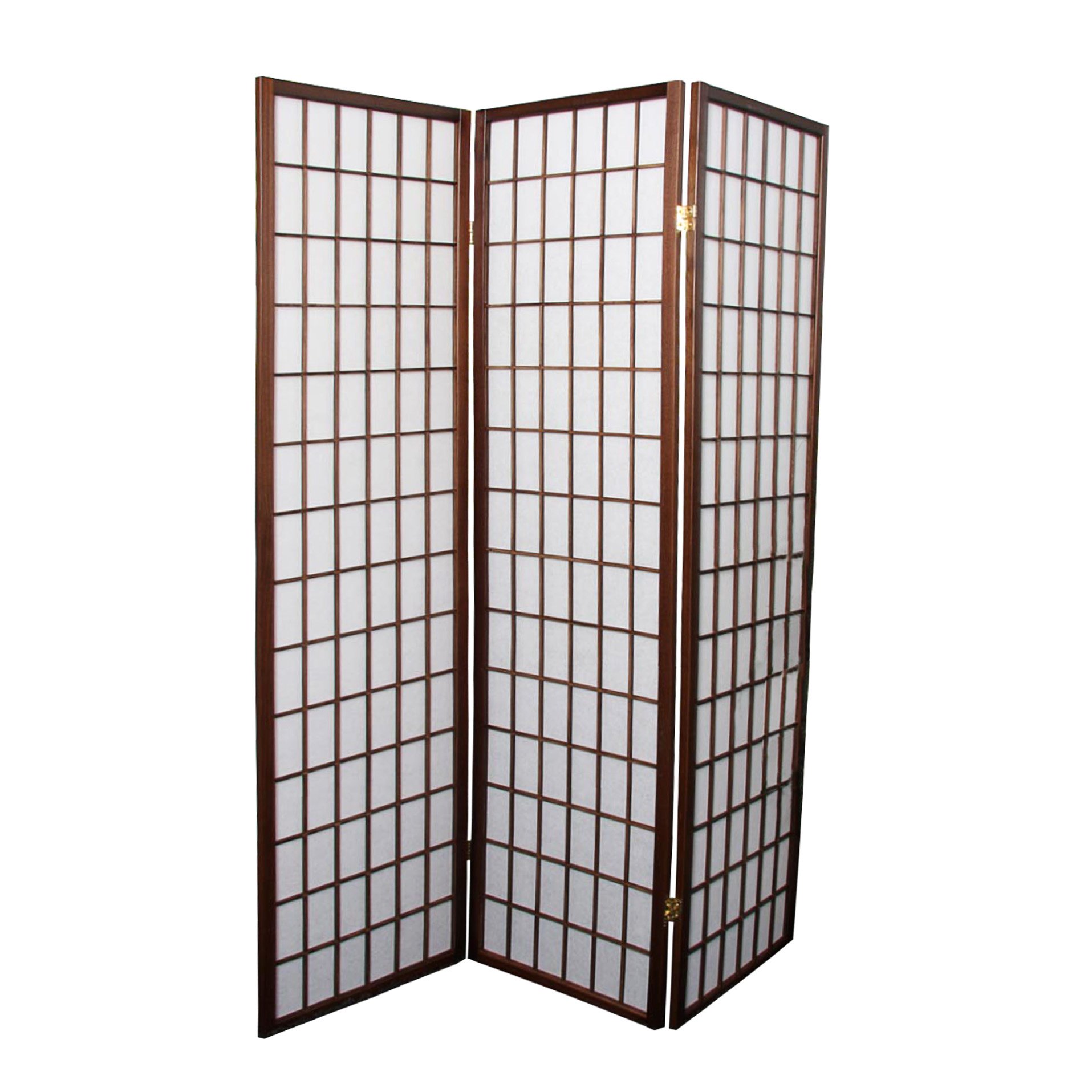 Biombo divisor M10304 en madera, color marrón - Homy.es