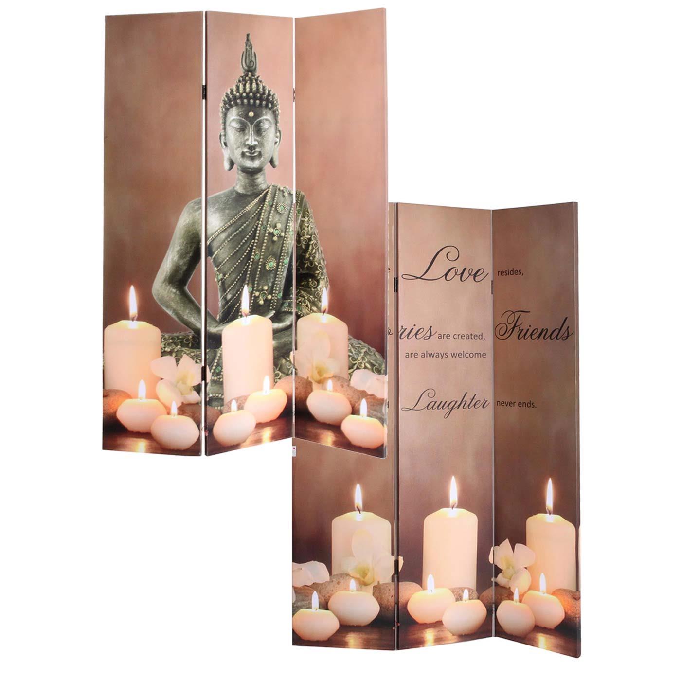 Biombo LED BUDA, 180x120x2,5cm - Homy.es