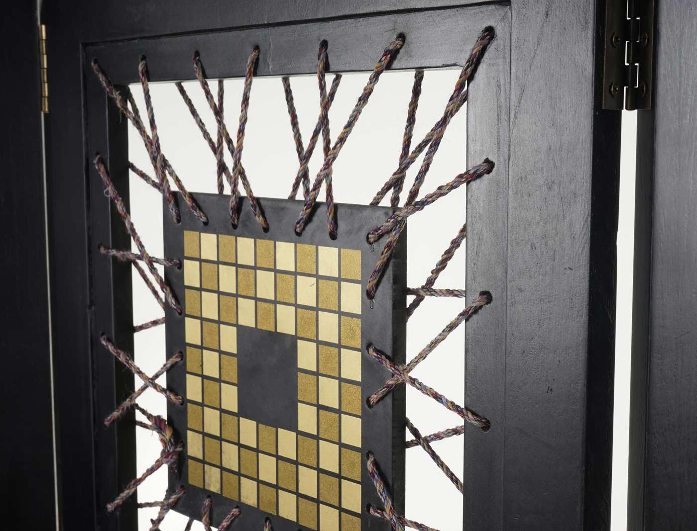 Biombo ALEXA, estructura de madera, 170x160x2cm - Homy.es