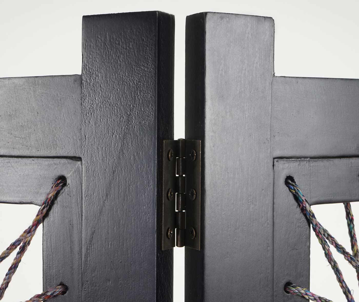 Biombo ALEXA, estructura de madera, 170x160x2cm - Homy.es